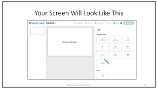 Mentimeter Tutorial | PPTX
