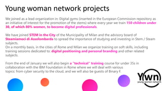 The role of networks in empowering young women, a view from Italy | PPT