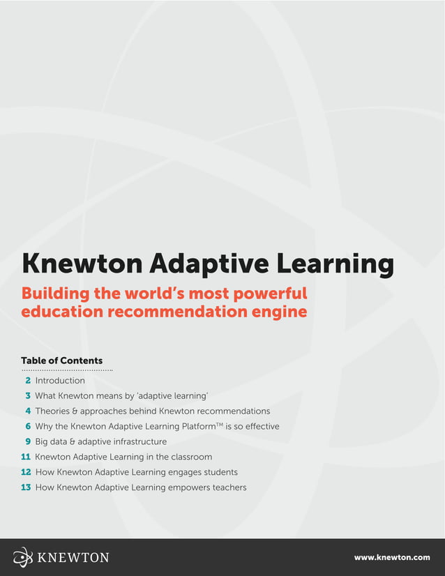 Knewton - Adaptive learning | PDF