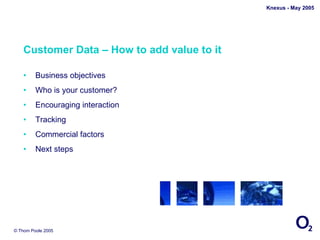 Customer Data - How to add value to it | PPT