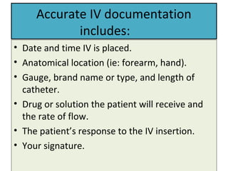 Knezich IV therapy power point | PPT