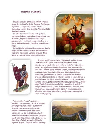 Knezovi Bilogore | DOCX