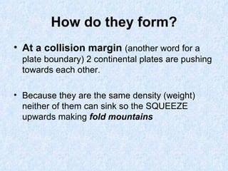 Kn fold mountains | PPT