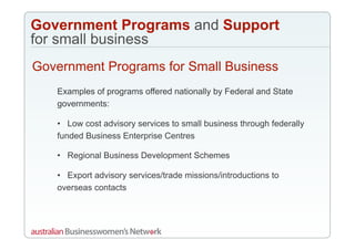 Government Programs and Support | PDF