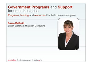 Government Programs and Support | PDF