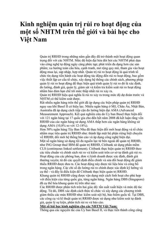 Knh nghiem qtrr o mot so nuoc | PDF