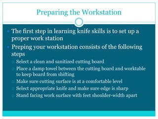 Knife skills | PPTX