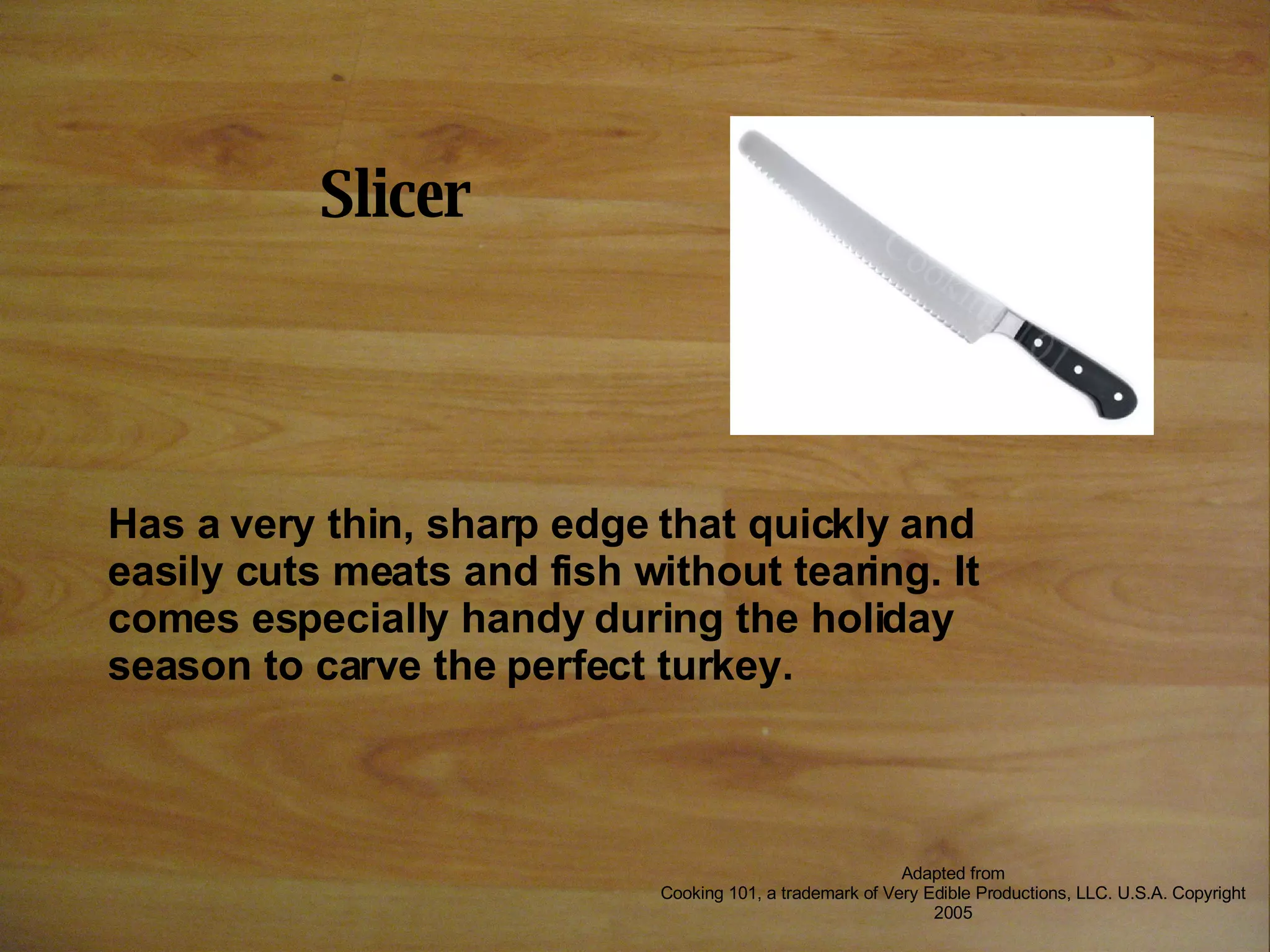 Knife and Cutting Techniques | PPT