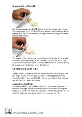 Knife handling english | PDF
