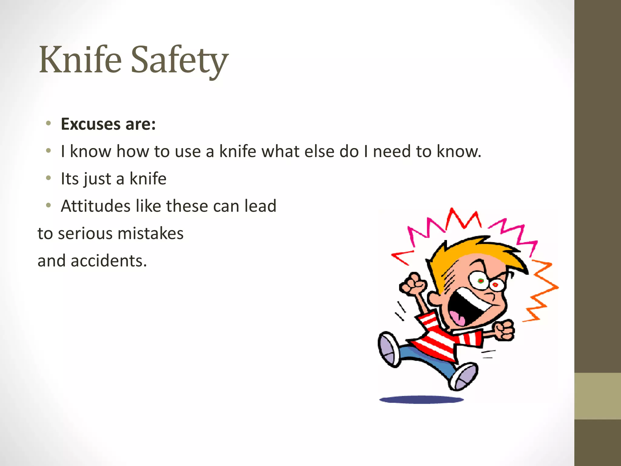Knife safety | PPTX