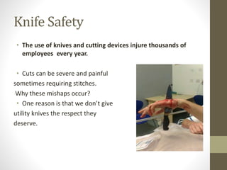 Knife safety | PPTX