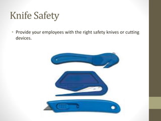 Knife safety | PPTX