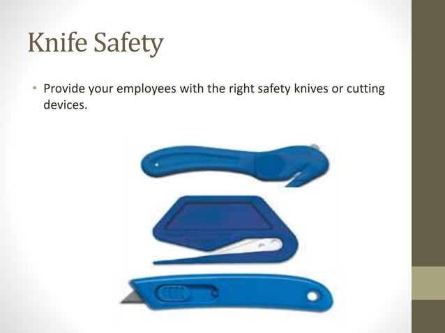 Knife safety | PPTX