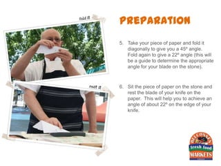 Knife sharpening | PPTX