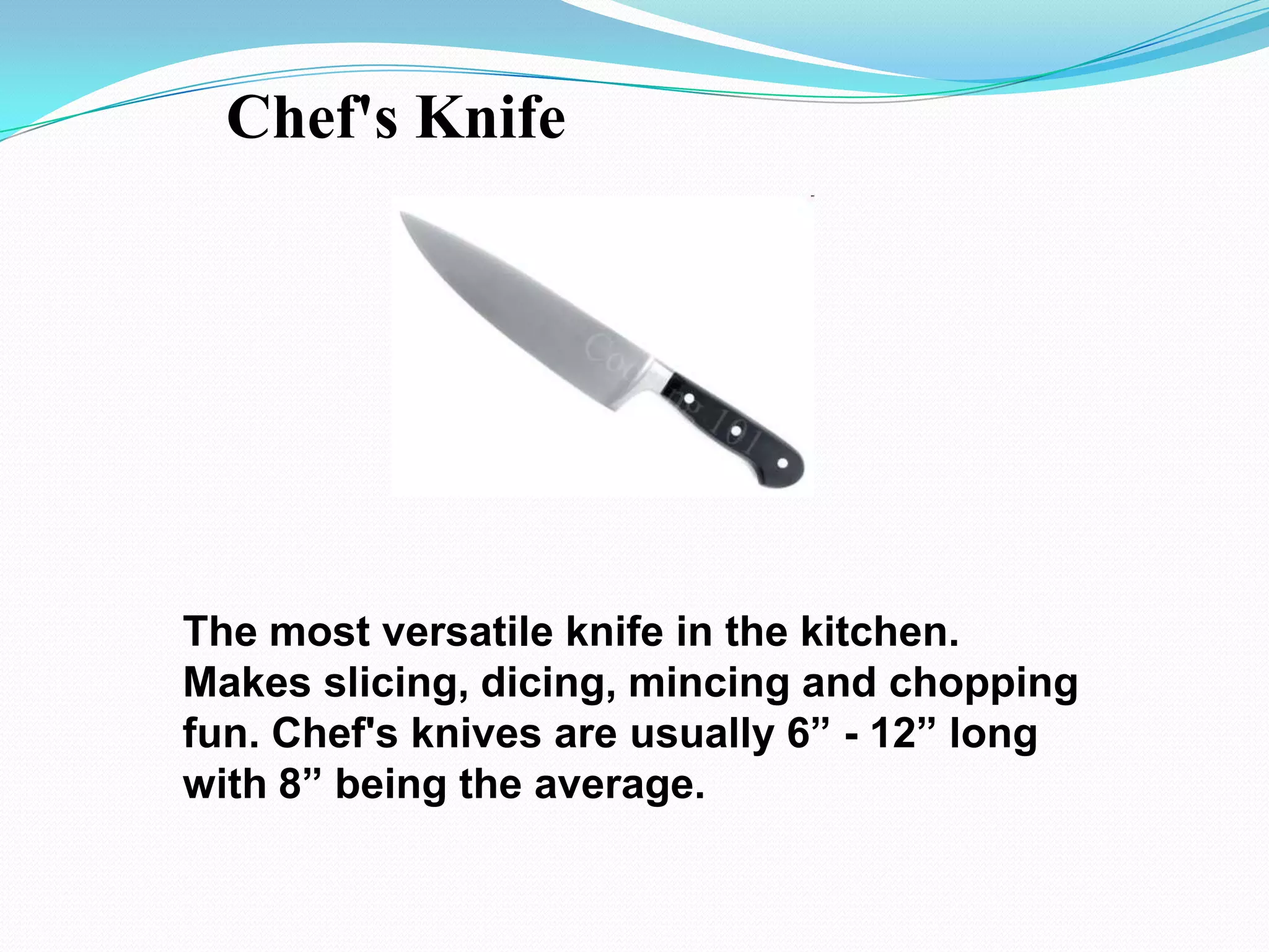 Knife skills | PPTX