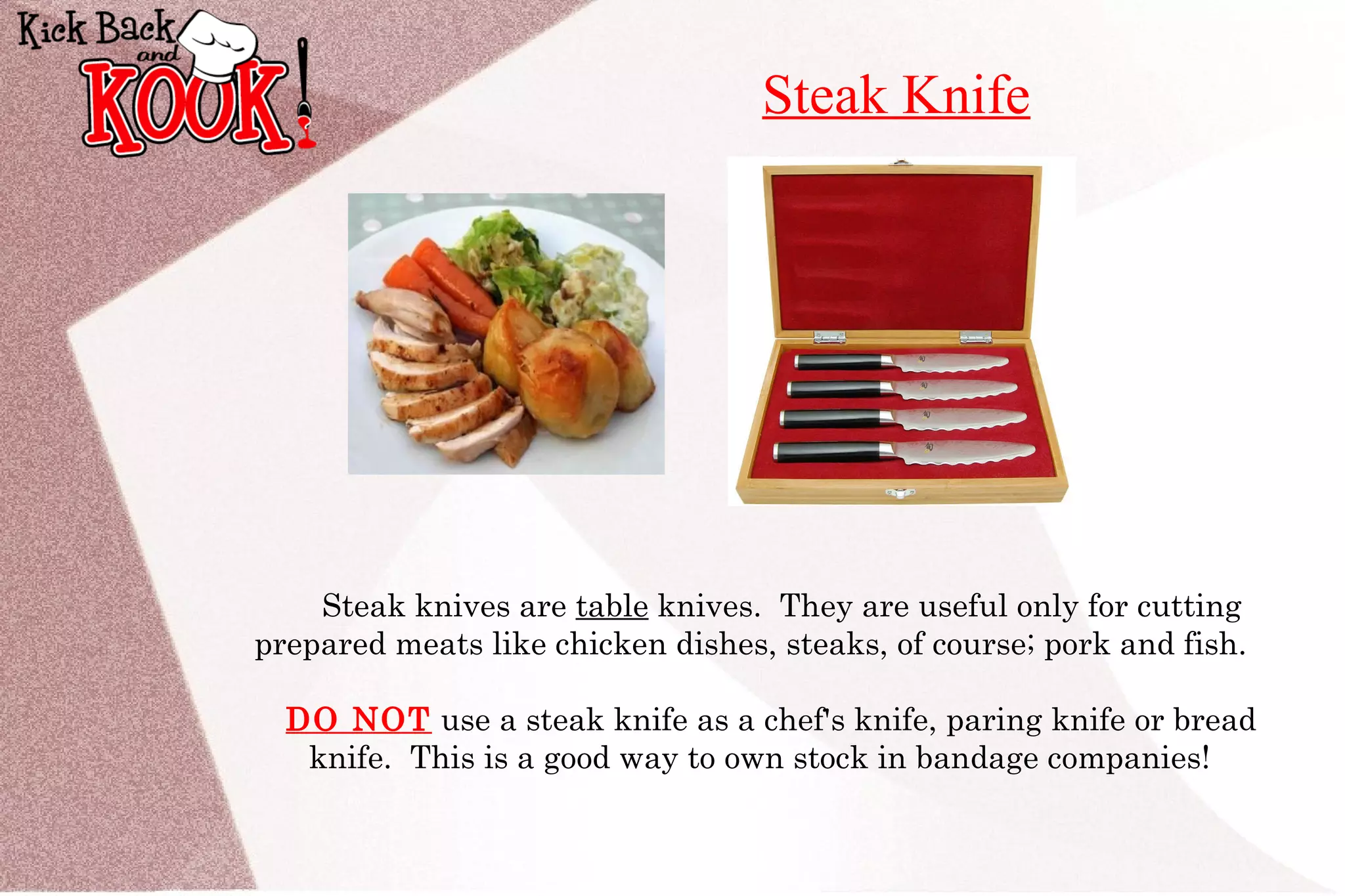 Knife Skills. Kitchen Safety And Simpler Cooking | PPT