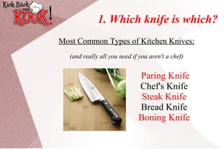 Knife Skills. Kitchen Safety And Simpler Cooking | PPT