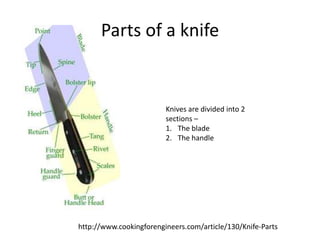 Knife skills cuts | PPTX