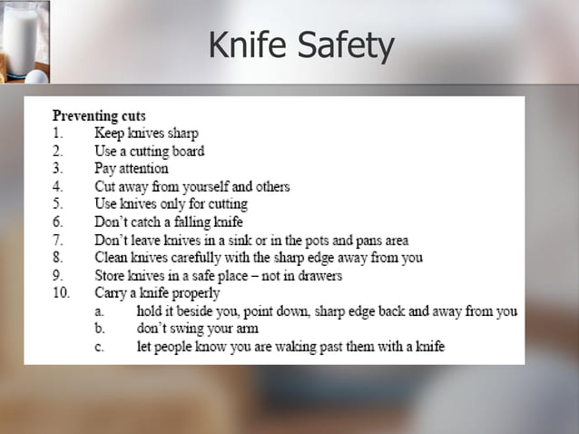 Knife skills powerpoint | PDF