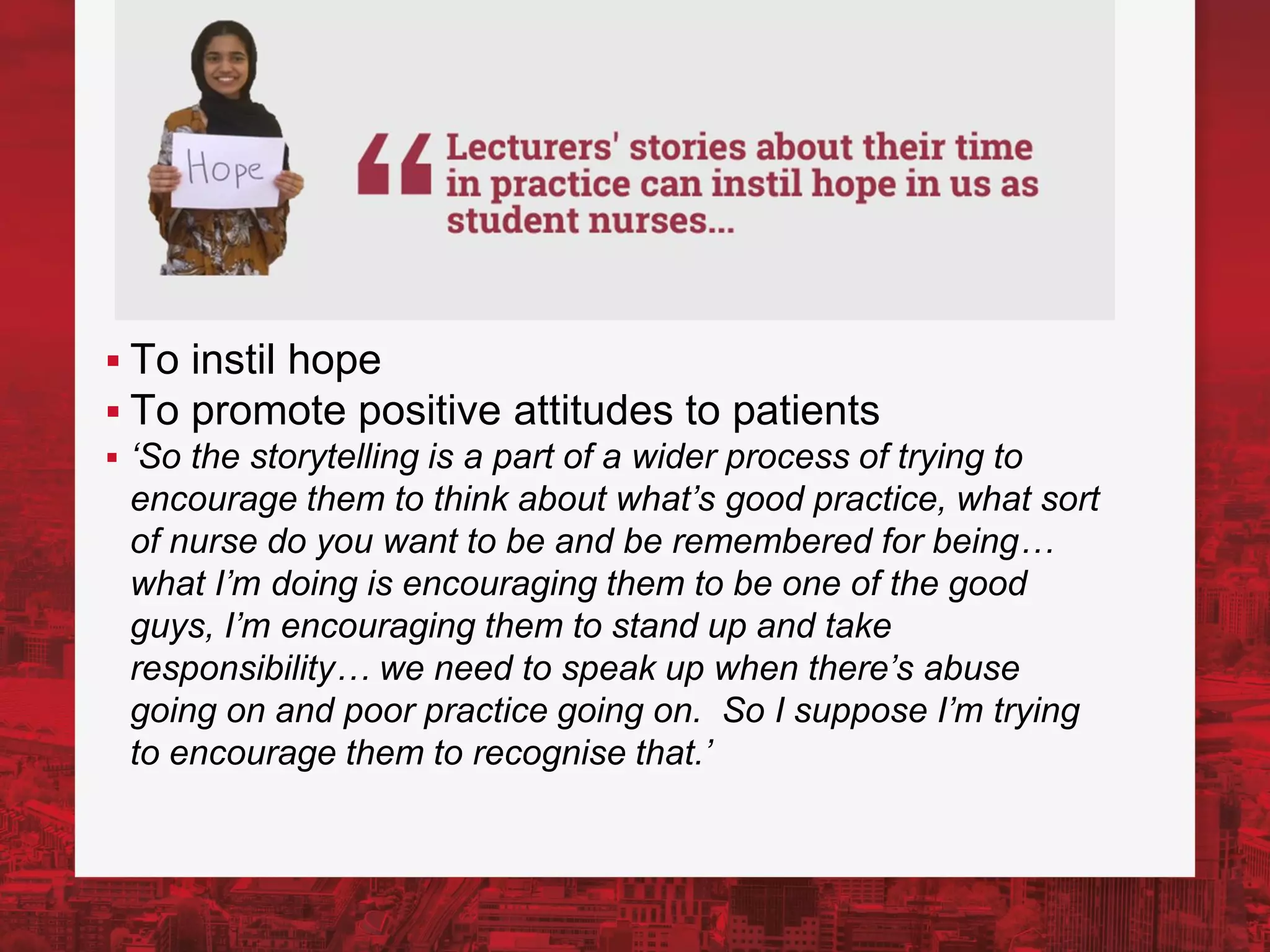 Using storytelling in learning and teaching | PDF