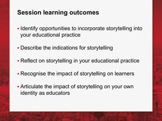 Using storytelling in learning and teaching | PDF | Education
