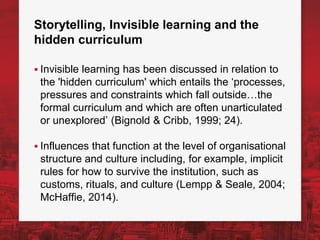 Using storytelling in learning and teaching | PDF