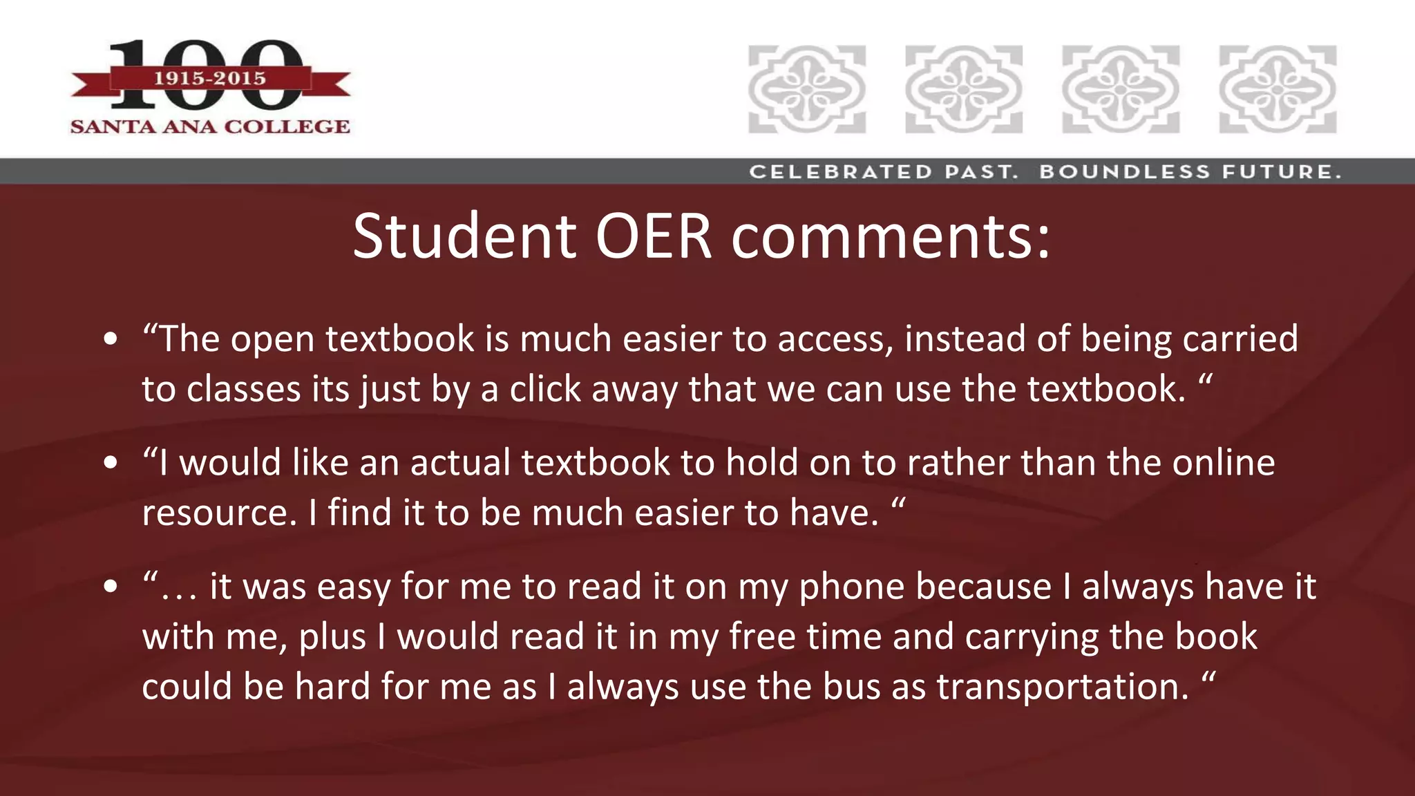 Cultivating an OER Pathway: A College-Wide Collaborative Approach-open ...