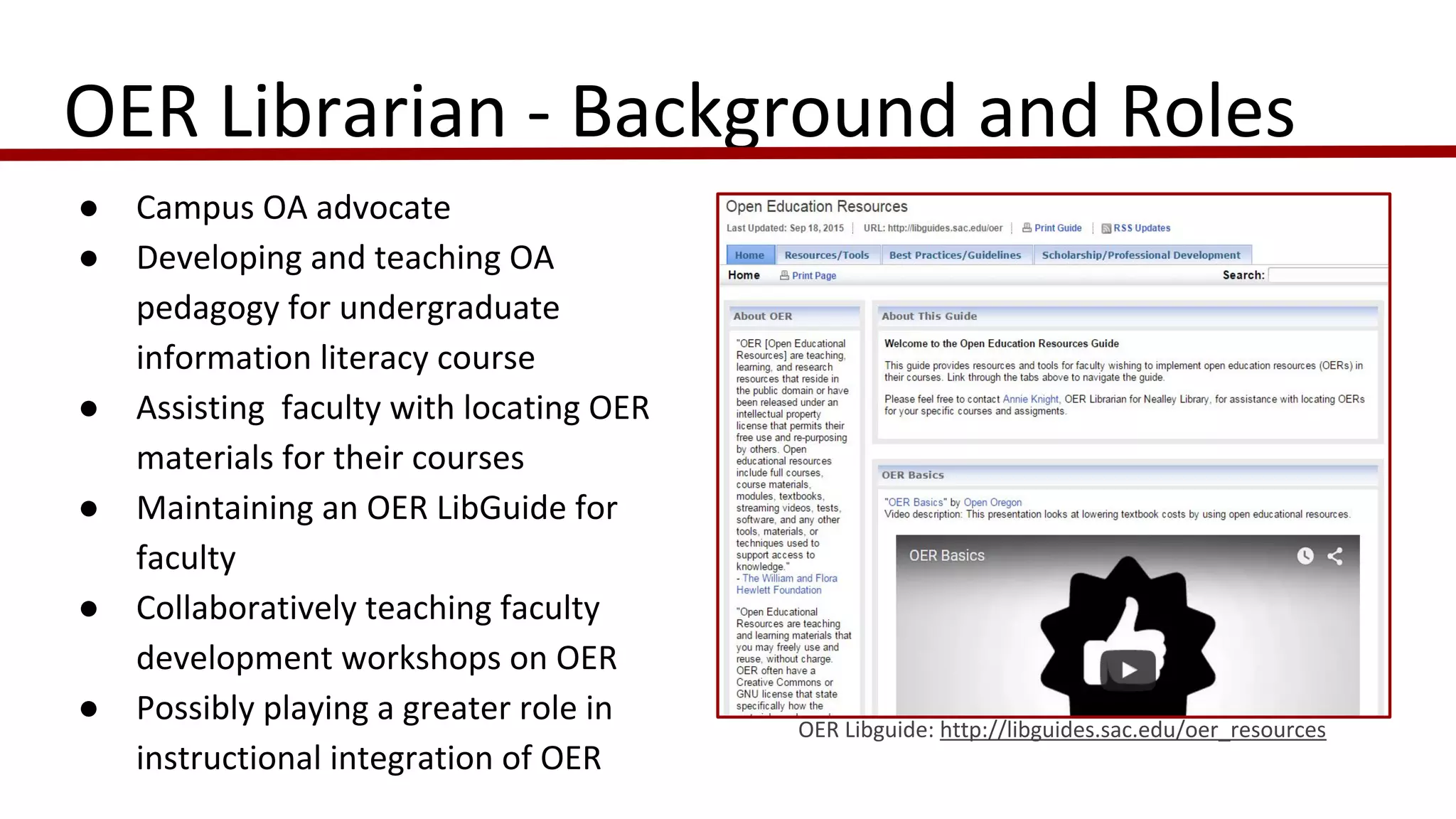 Cultivating an OER Pathway: A College-Wide Collaborative Approach-open ...