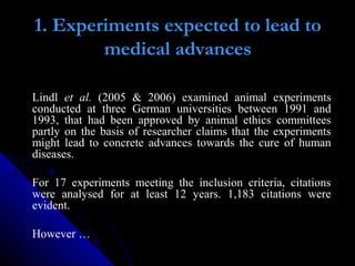 Animal Experiments and Alternatives | PPT