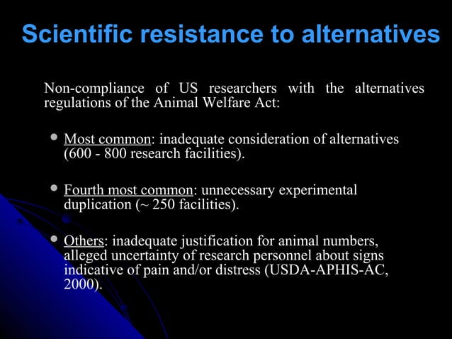 Animal Experiments and Alternatives | PPT | Biological Sciences | Science