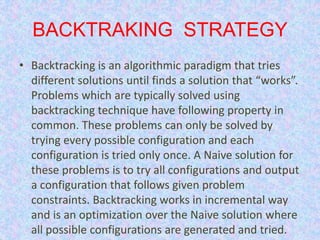 Knights tour on chessboard using backtracking | PPTX