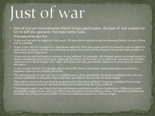 Knigts in medieval age | PPT