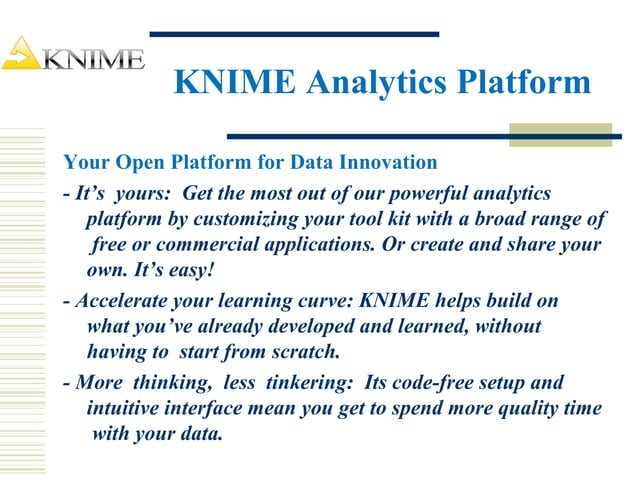 Knime | PPT