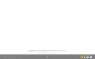 Sharing and Deploying Data Science with KNIME Server | PDF