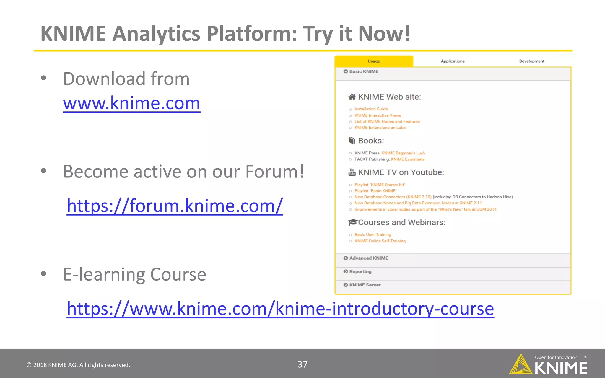 KNIME Software Overview | PDF