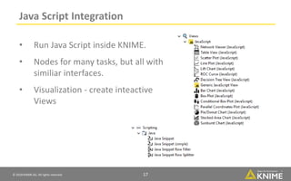 KNIME Software Overview | PDF