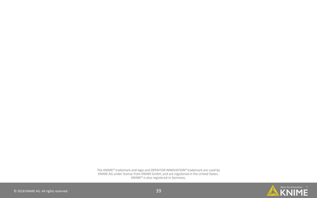 KNIME Software Overview | PDF