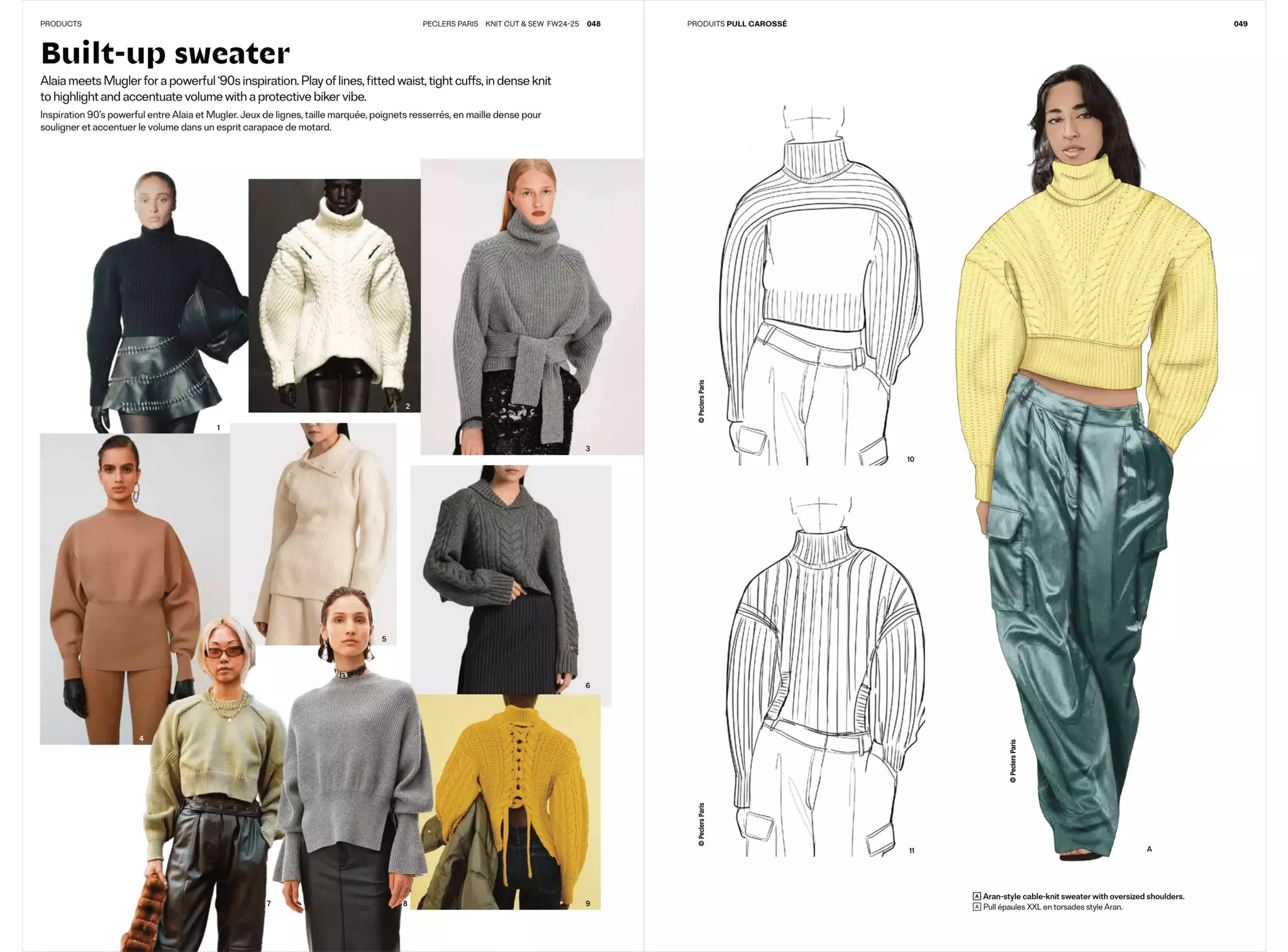 FW24-25 Knit, Cut & Sew trend book | PPT