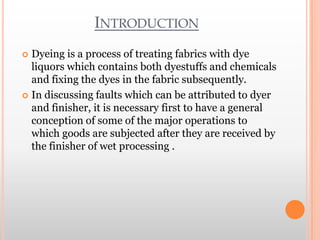 Knit dyeing faults and it’s remedies | PPT