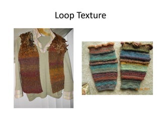 Textiles: Knit Design and Basic hand or Machine Knitting Techniques ...