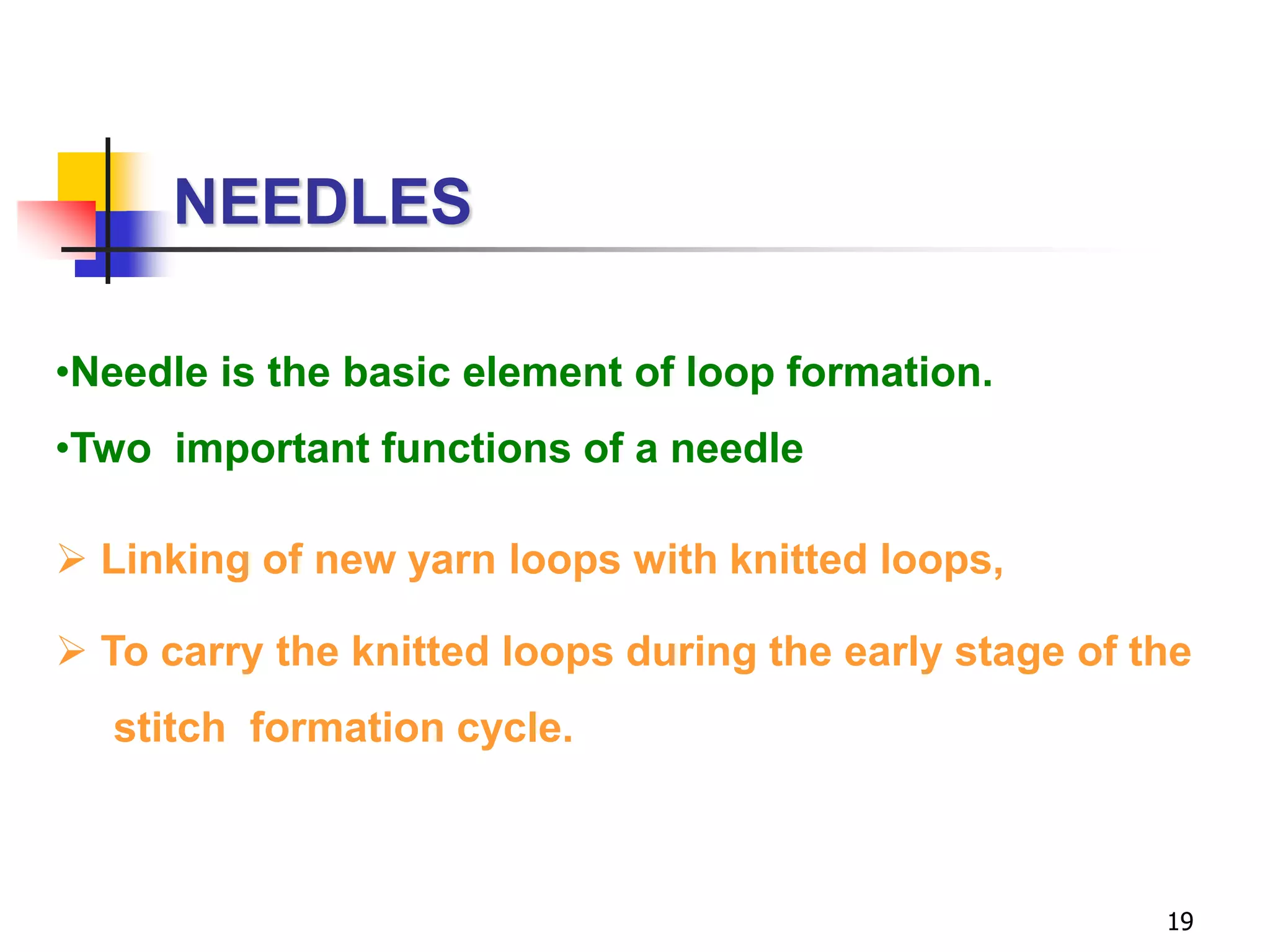 Knitting process and its Types | PPT