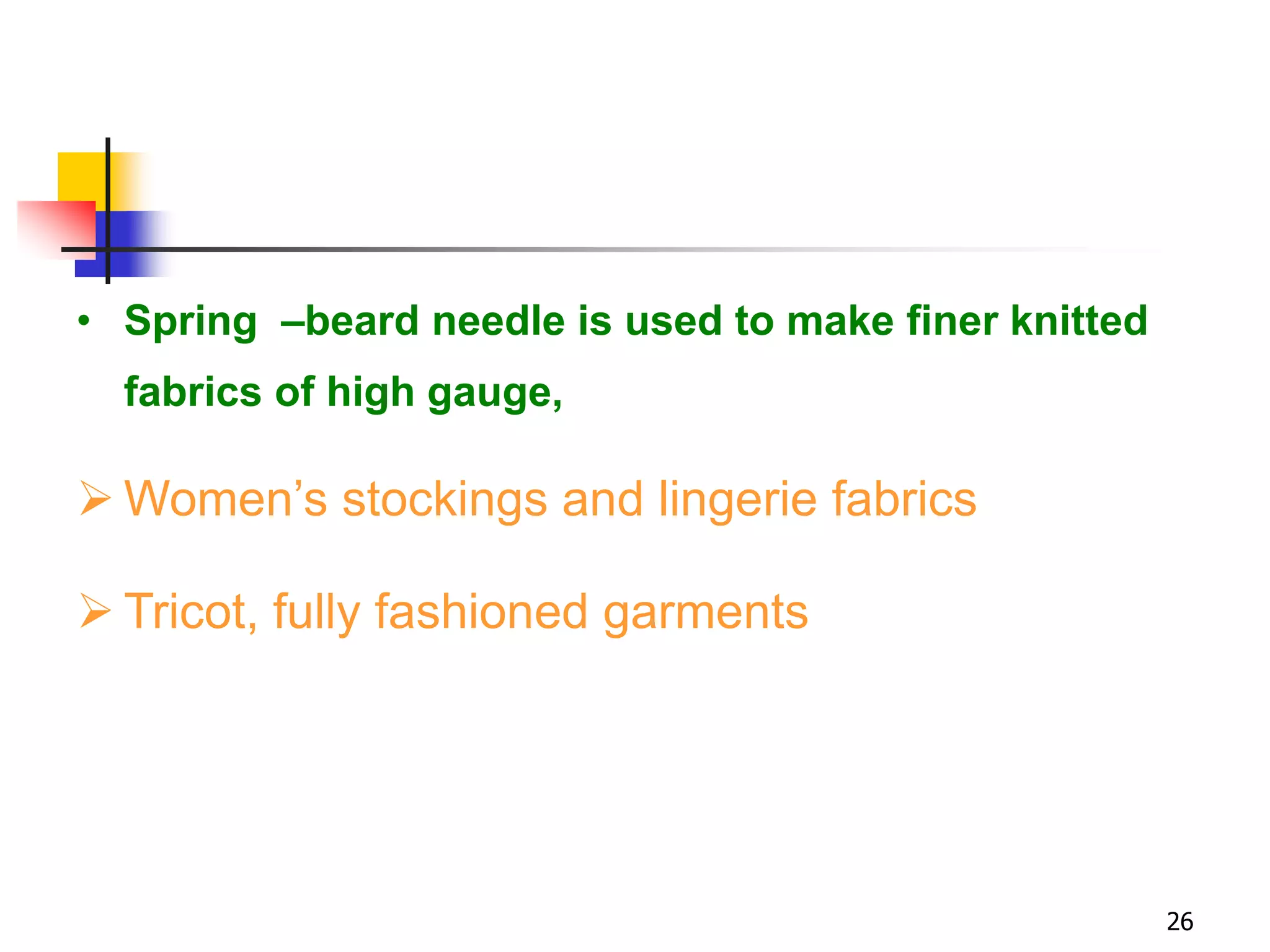 Knitting process and its Types | PPT