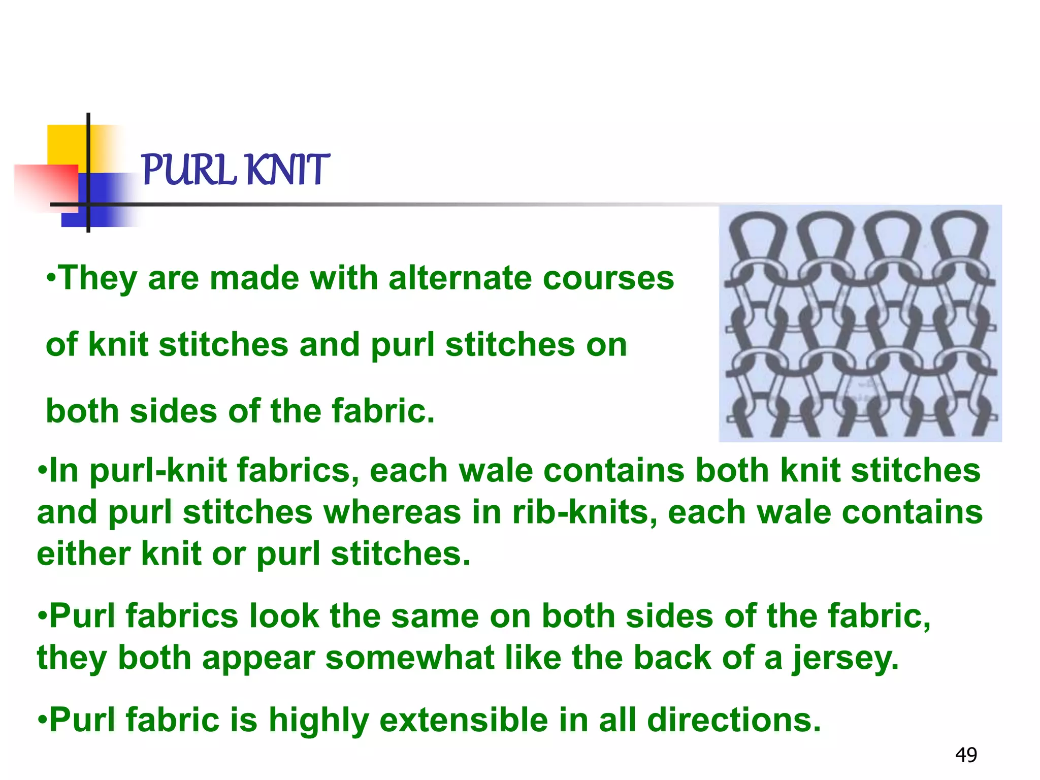 Knitting process and its Types | PPT | Women\'s Outerwear | Women\'s ...
