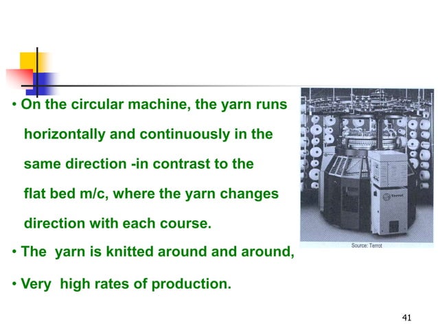 Knitting process and its Types | PPT | Women\'s Outerwear | Women\'s ...