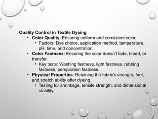 Knitted fabric dying and chemical testing .pptx