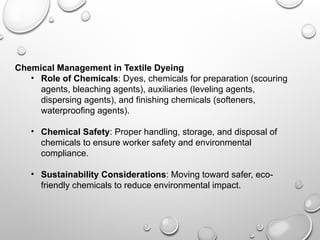 Knitted fabric dying and chemical testing .pptx