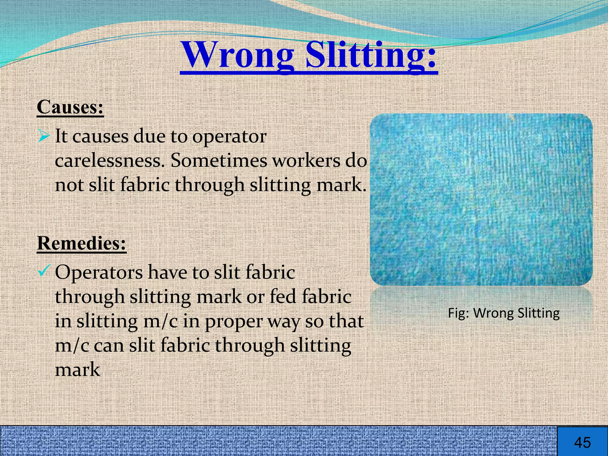 Knitted fabric faults and their remedies | PPT
