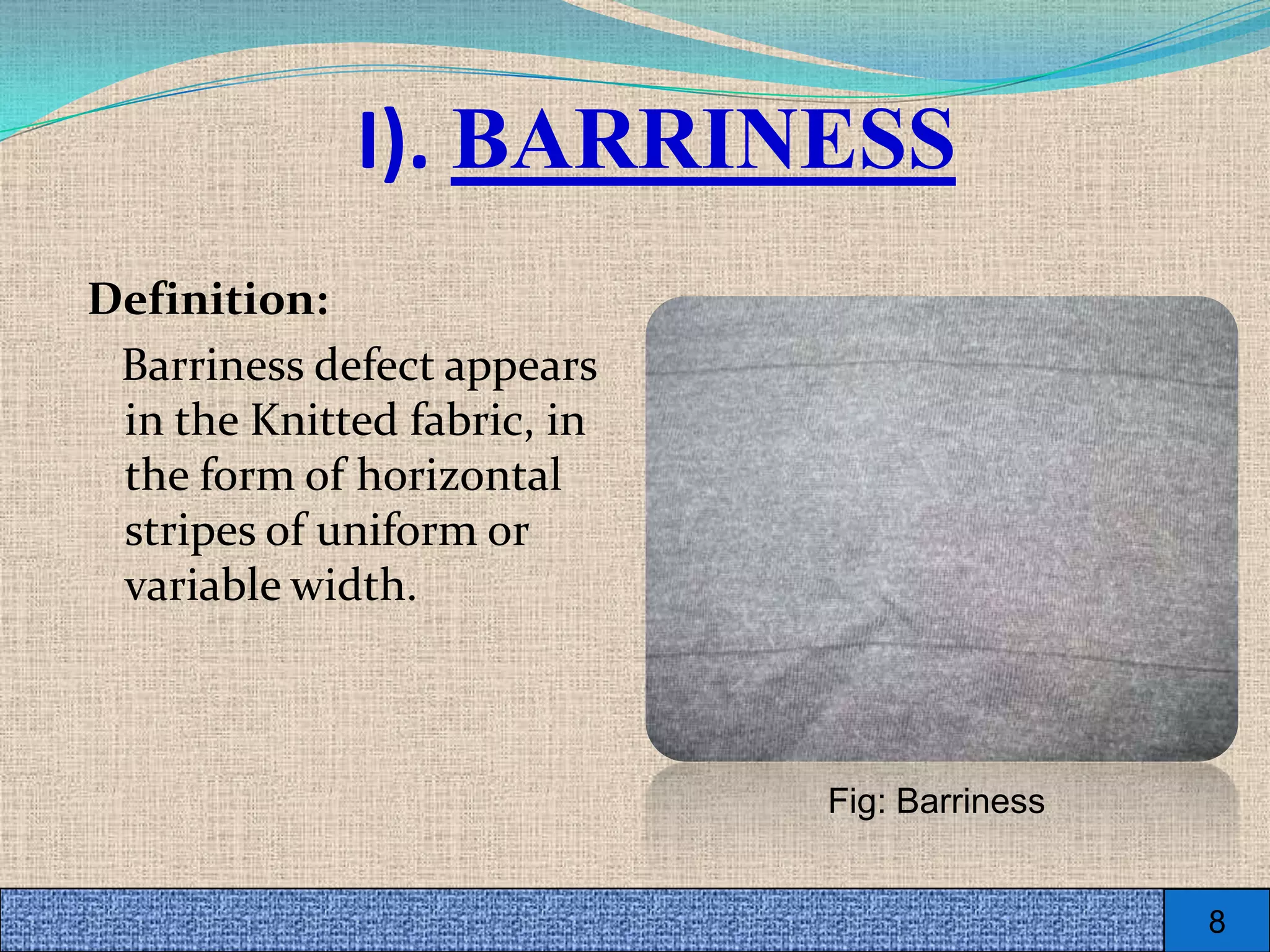 Knitted fabric faults and their remedies | PPT