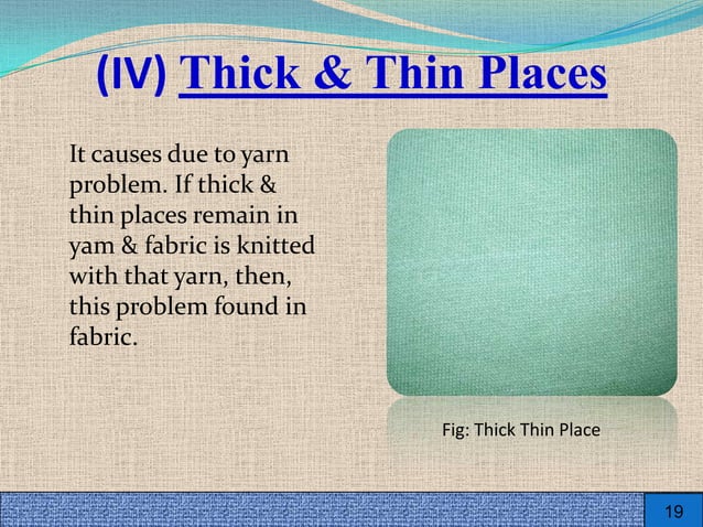 Knitted fabric faults and their remedies | PPT | Needlework | Arts and ...
