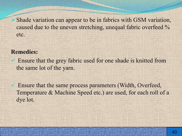 Knitted fabric faults and their remedies | PPT | Needlework | Arts and ...